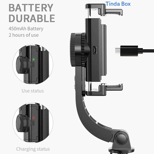 Stabilisateur de Smartphone Q8 – Pour des vidéos fluides et ...